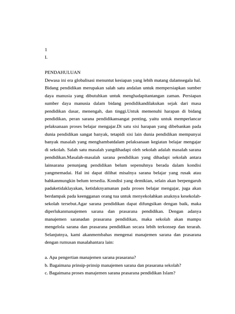 Manajemen Sarpras | PDF