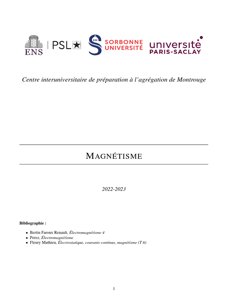 Magnetism e | PDF