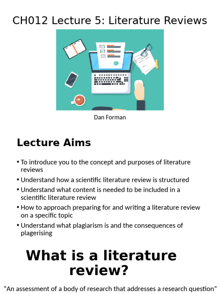 Lecture 5 Literature Reviews 2022 | PDF