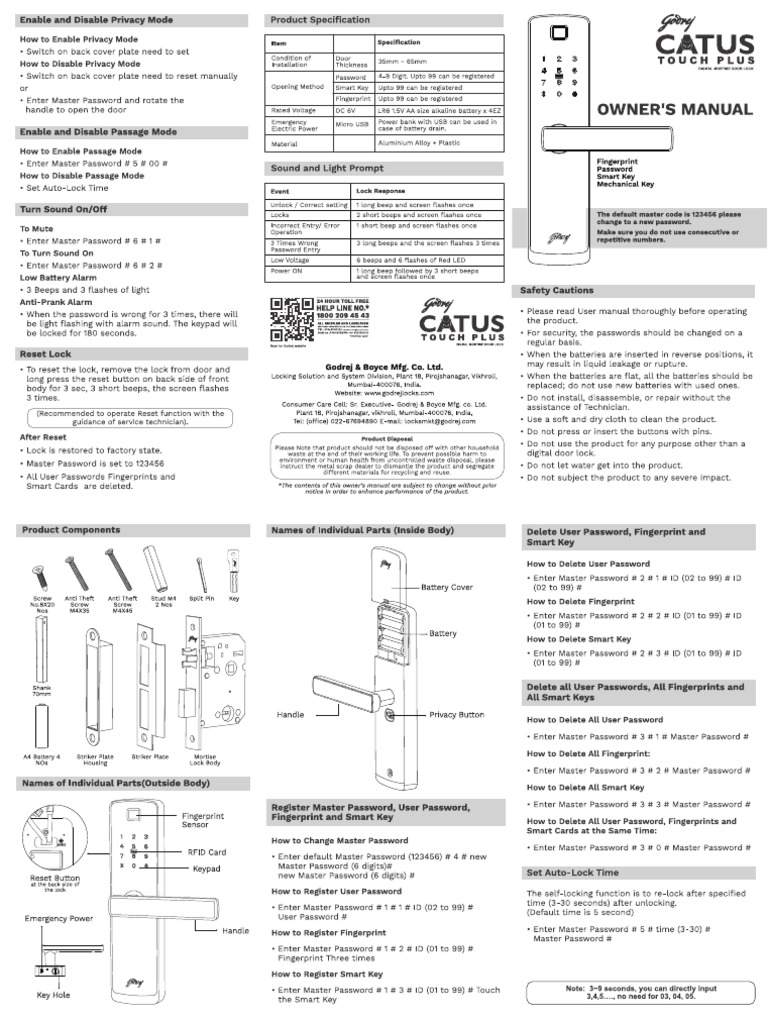 Catus Touch Plus | PDF