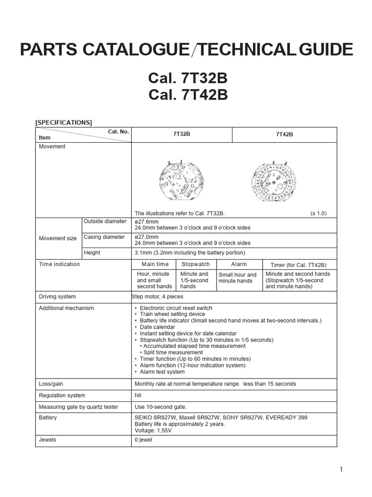 7T32B&7T42B | PDF