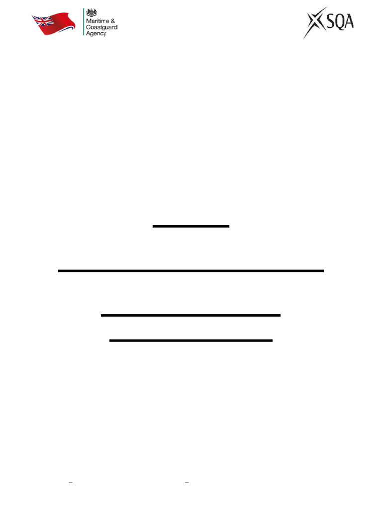 MCA-SQA Chief Mate Stability Book A - V3.1 (Revised February 2023) | PDF