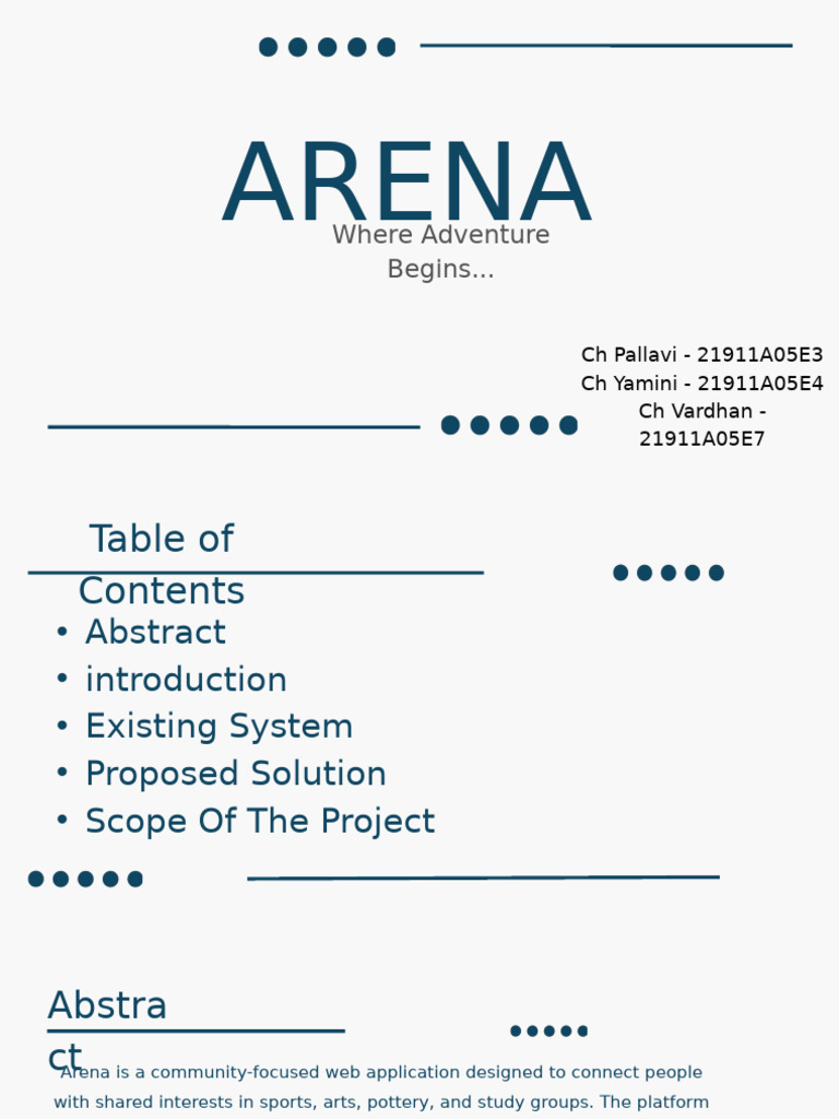 Arena | PDF