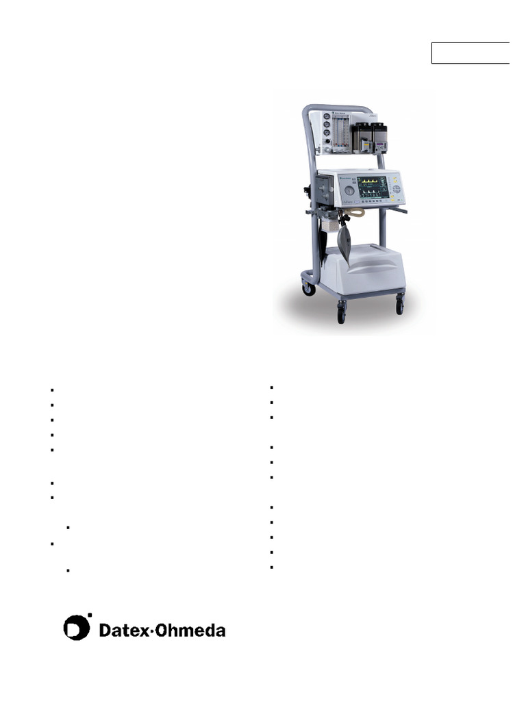 Aliseo Anesthesia System | PDF