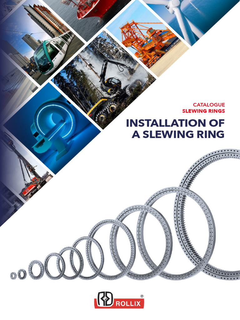 Rollix Slewing Ring Installation Guide | PDF | Gear | Screw