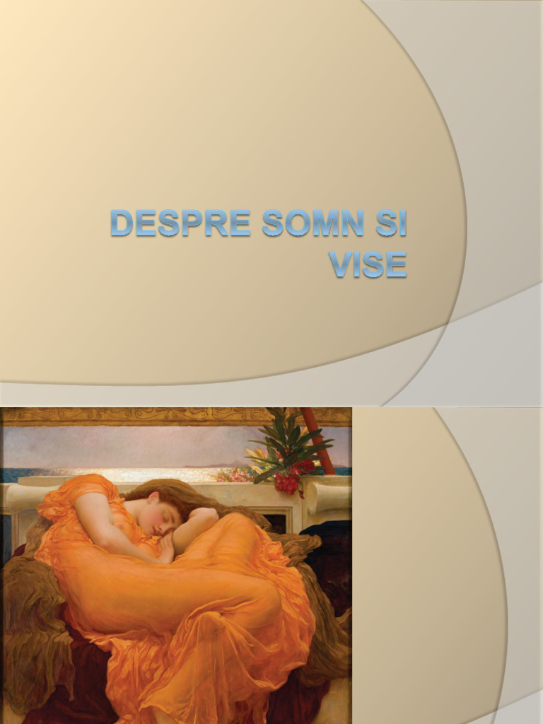 Despre Somn Si Vise | PDF