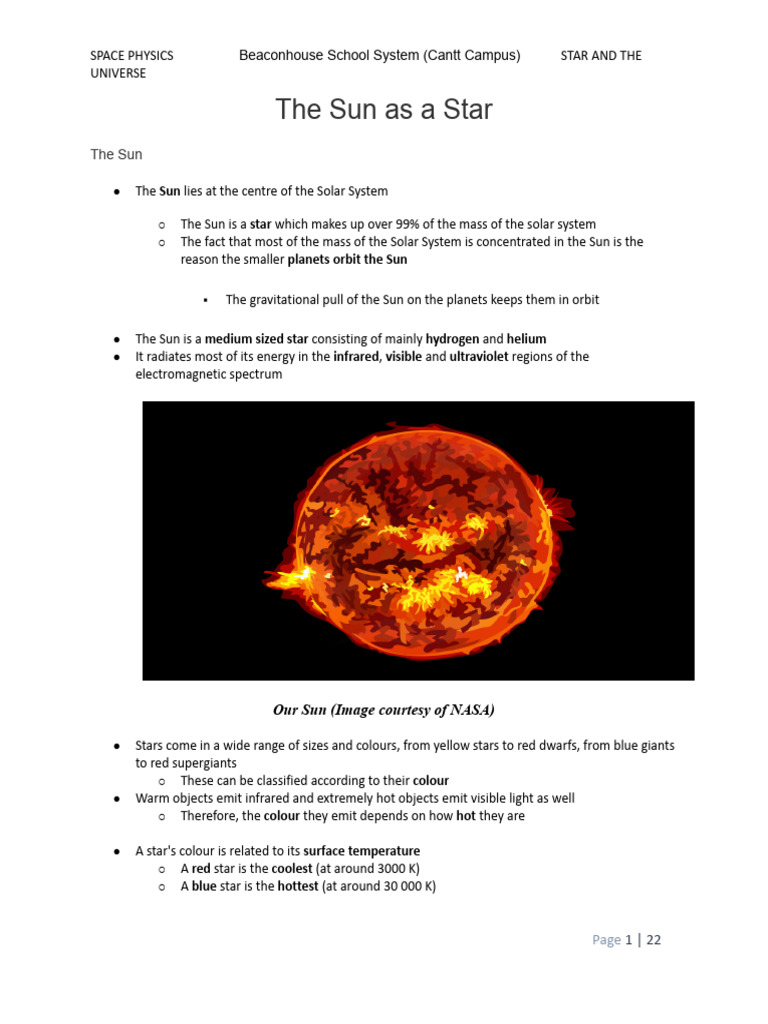 Star Formation and The Universe GCSE | PDF