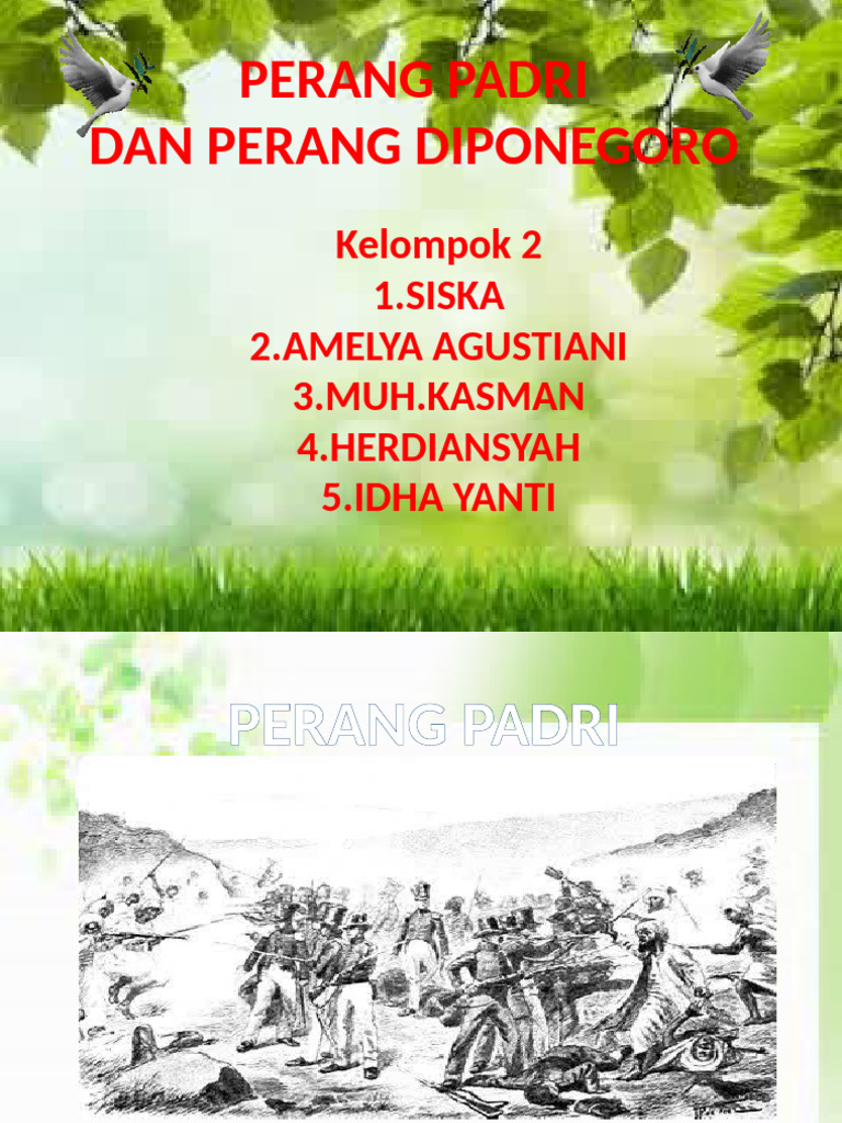 Perang Padri Dan Perang Diponegoro | PDF