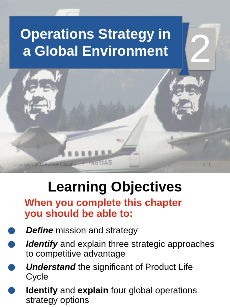 Week 2 - Ch2 - Operations Strategy in A Global Environment | PDF