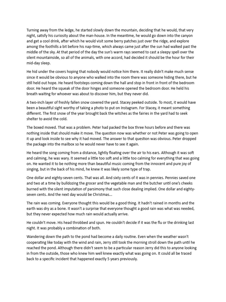 Turning Away From The Ledge | PDF