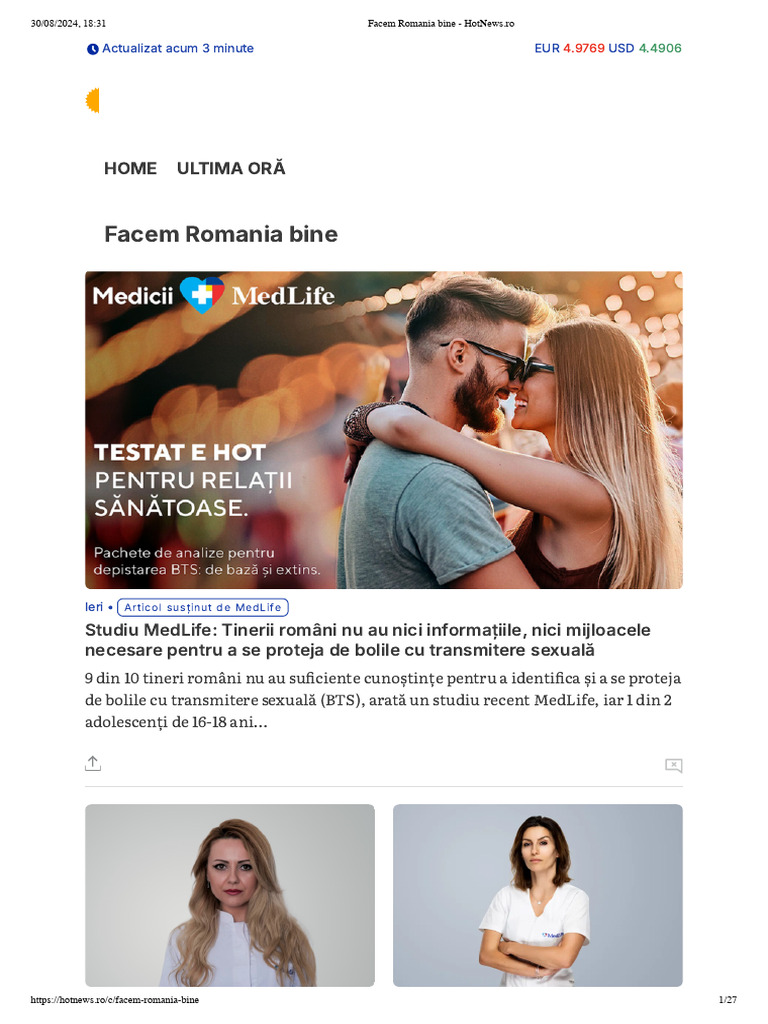 Facem Romania Bine - HotNews | PDF