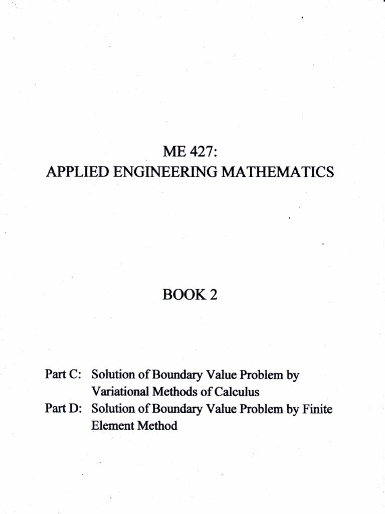 Applied Engineering Mathematics Solution Book 2 | PDF | Calculus Of ...