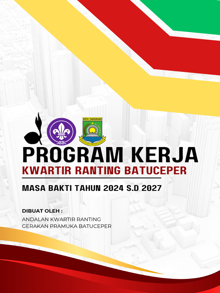 Program Kerja Kwarran Batuceper 2024-2027 | PDF