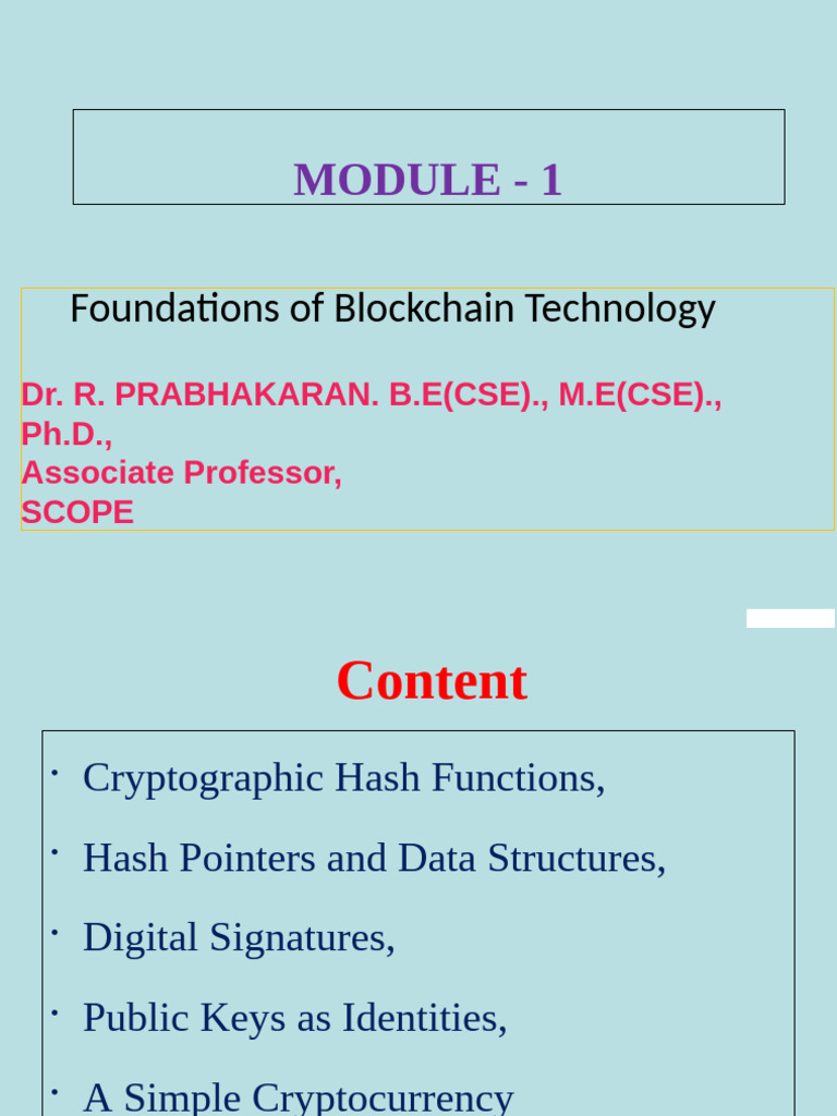 CSE1006 - Module 1 | PDF