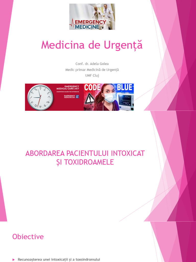Intoxicatii Si Integrarea Informatiillor in Urgenta 3 | PDF