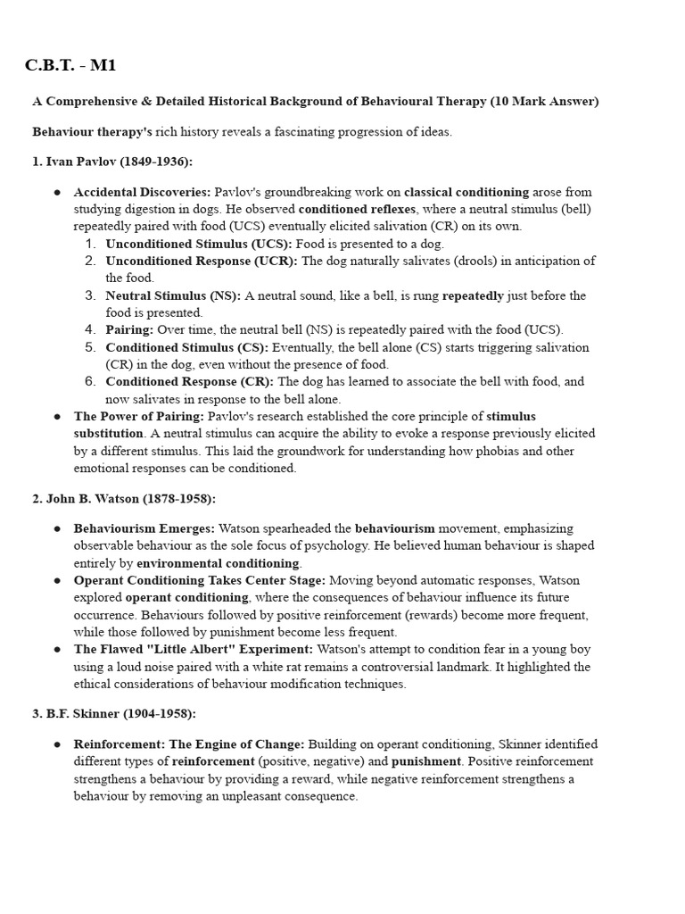 CBT - Module 1 | PDF