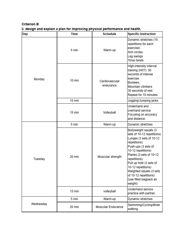 G8 Planning Criterion B | PDF