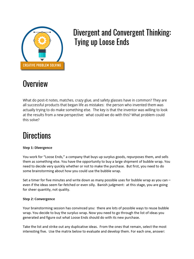 Divergence And Convergence Pdf