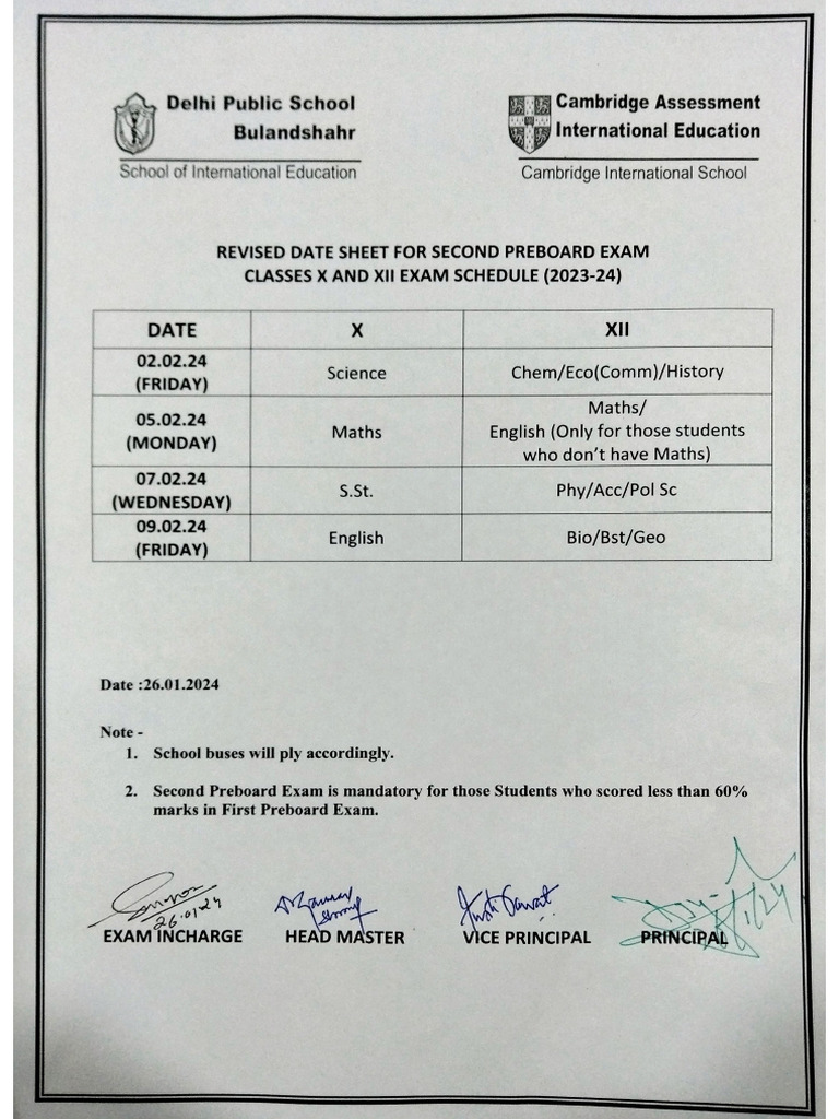 Second Preboard Exam X and Xii | PDF