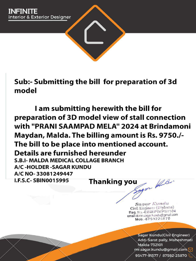 Letter Pad Bill | PDF