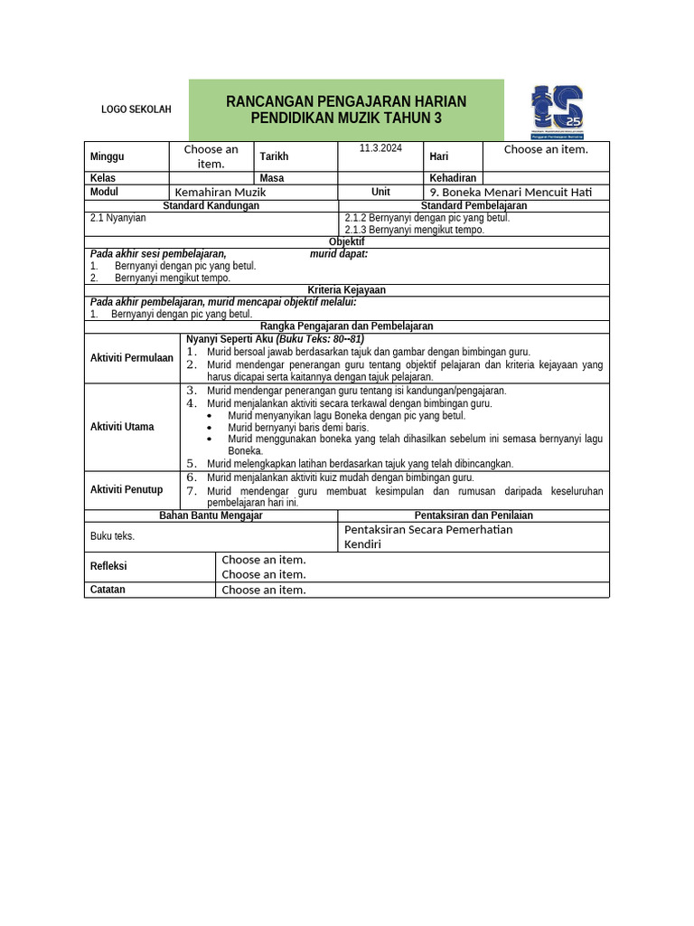 Boneka Menari Mencuit Hati | PDF