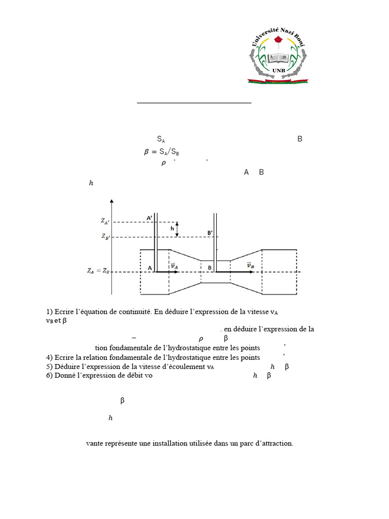 Devoir GIM2 (2020-2021) Meca Rattrapage | PDF
