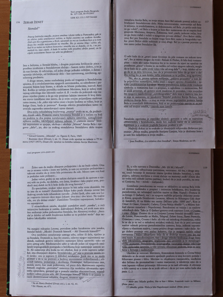 Genette Stendhal SRP | PDF