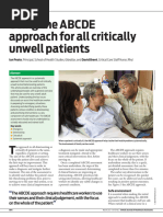 ABCDE-Approach OSCE-Checklist | PDF | Diseases And Disorders | Medicine