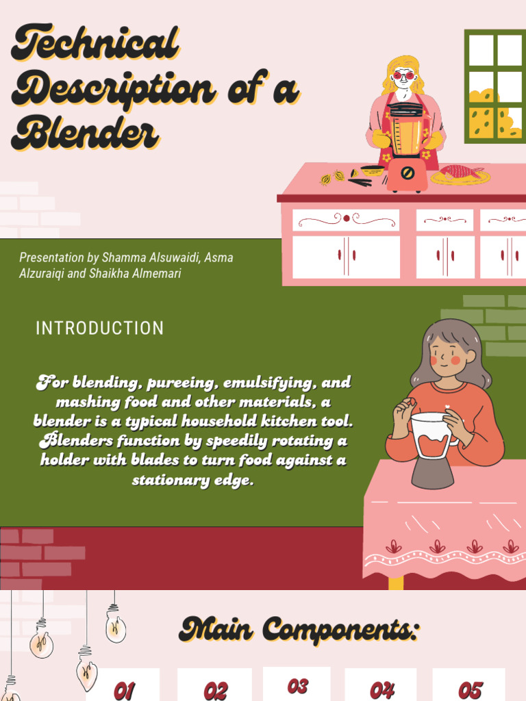 Technical Description of A Blender | PDF