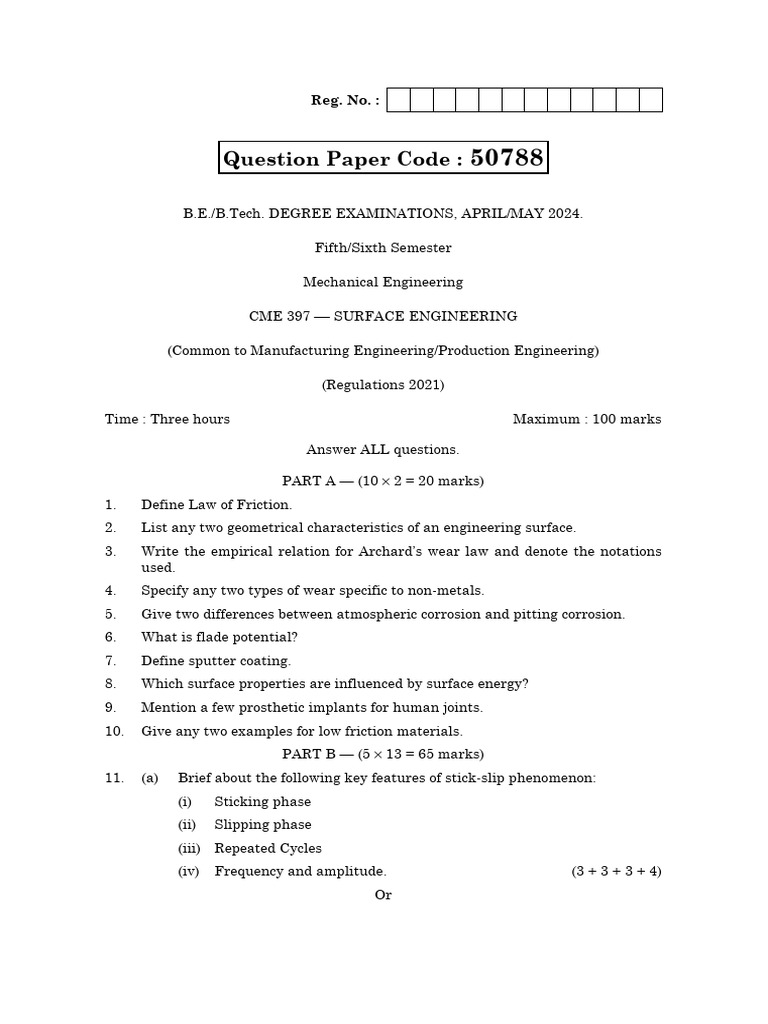 Surface Engineering | PDF