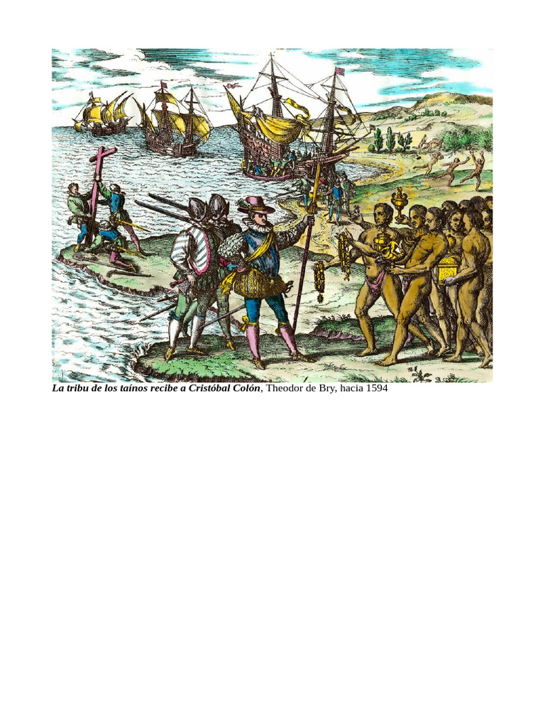 Cuadro de Los Tainos y Colon | PDF