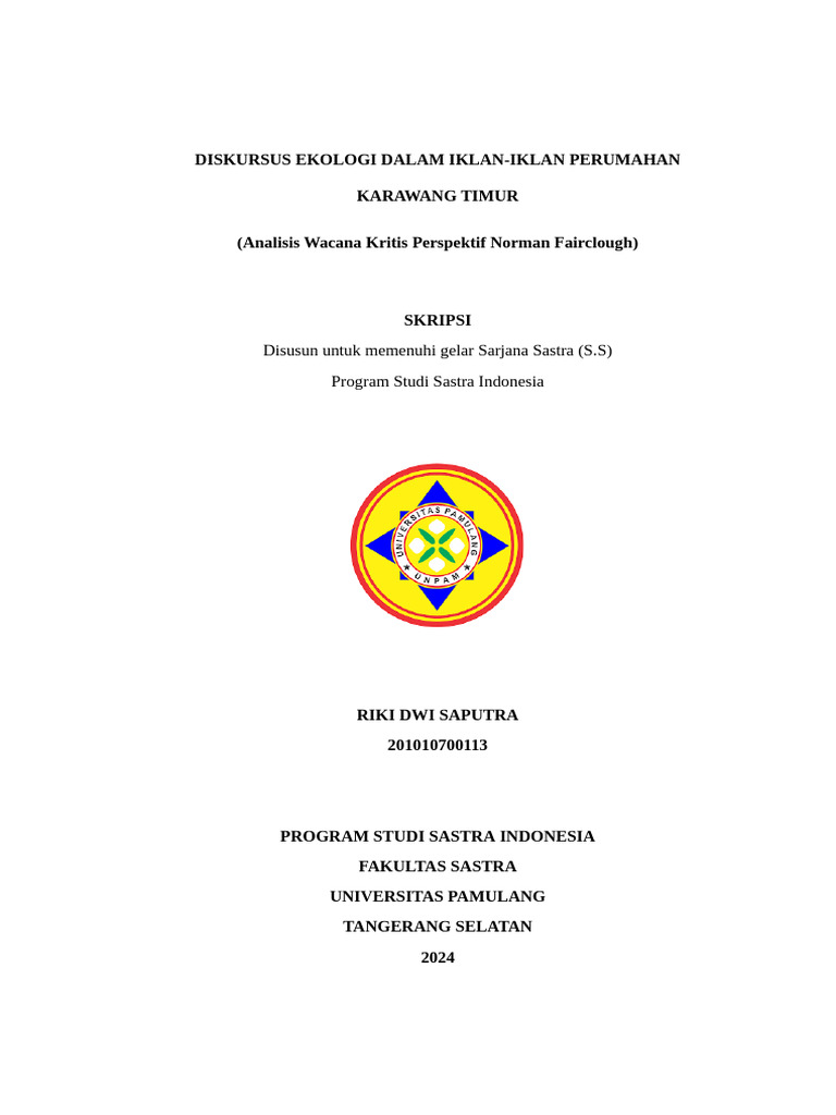 Skripsi Riki Dwi Saputra Final | PDF