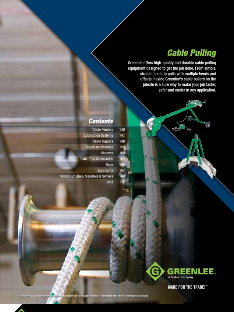 Cable Pulling | PDF | Cable | Screw