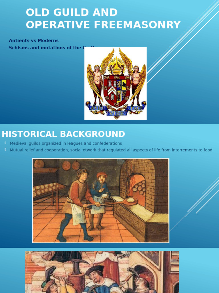 Old Guild and Operative Freemasonry | PDF