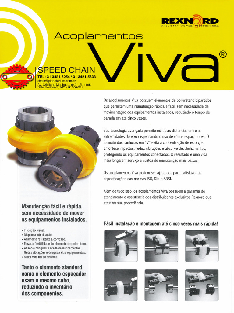 catalogo-acoplamento-rexnord-viva-pt-br | PDF