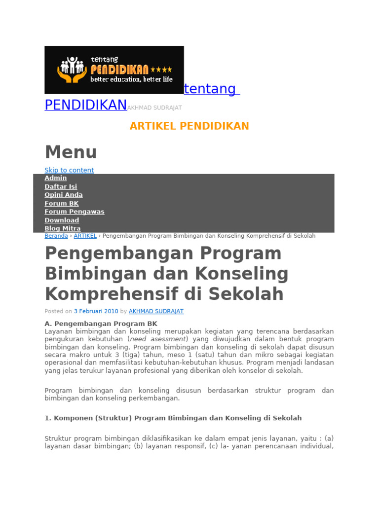 Layanan BK Pribadi | PDF