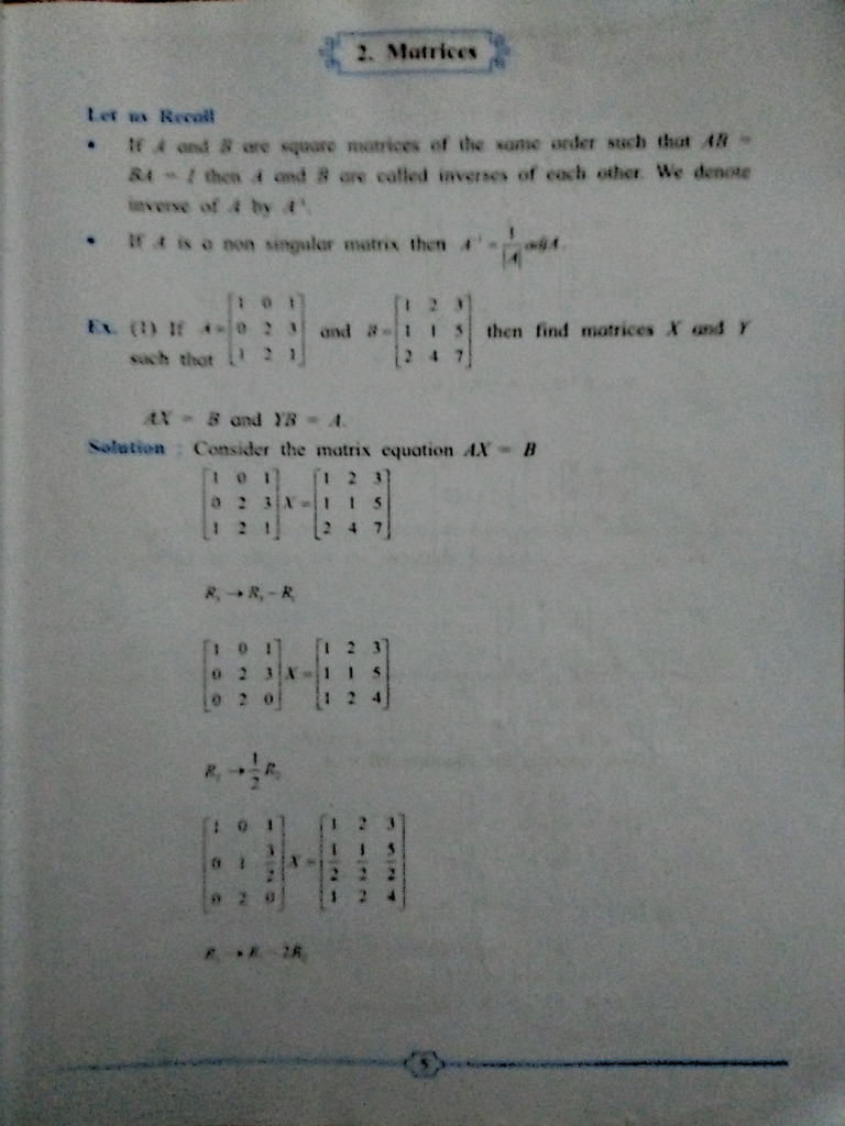 Matrices Practical | PDF