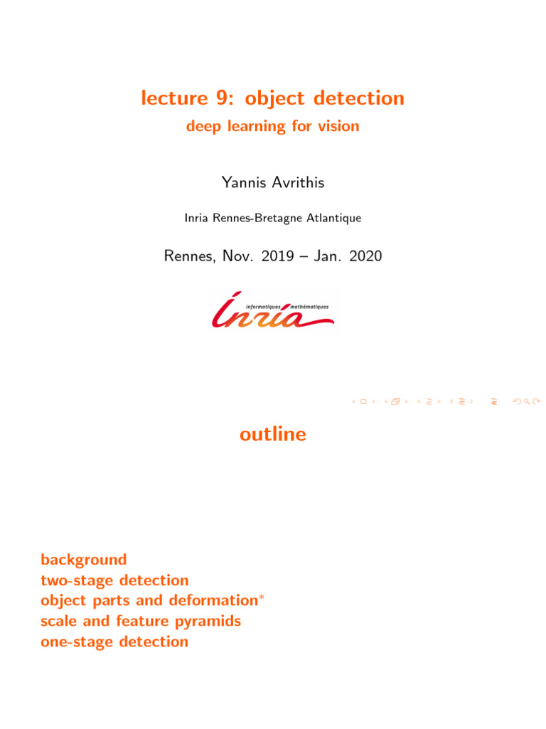 Lecture 9: Object Detection: Deep Learning For Vision | PDF