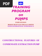 Condensate Extraction Pump Overview | PDF | Pump | Bearing (Mechanical)