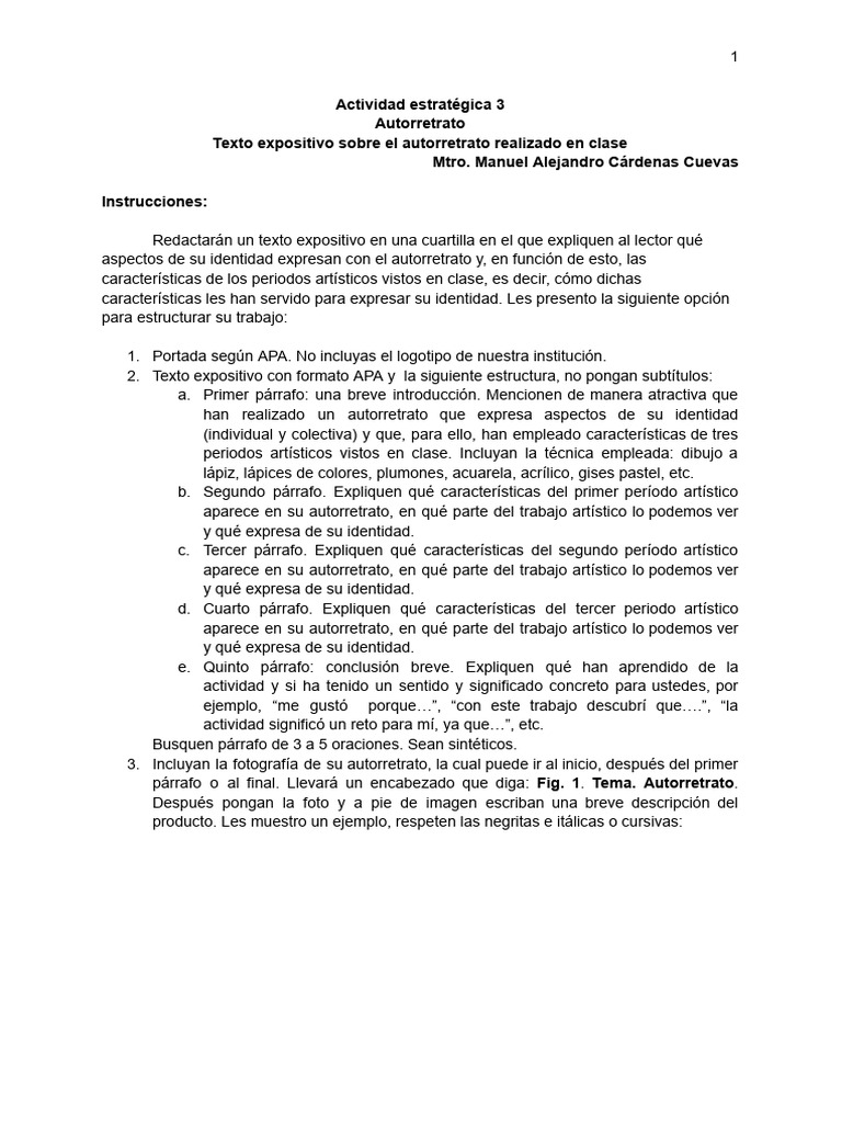 Estructura Del Texto Acti Vidad Estratégica 3 | PDF