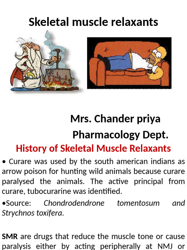 Skeletal Muscle Relaxants | PDF