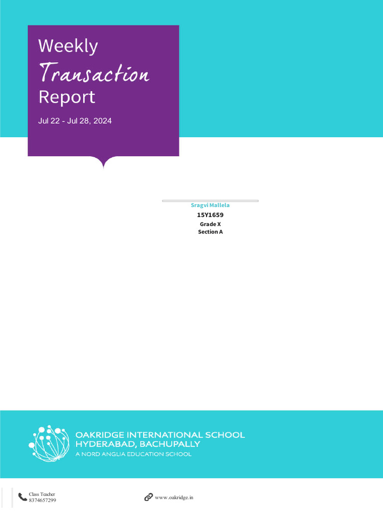 Jul 22 - Jul 28, 2024: Sragvi Mallela | PDF