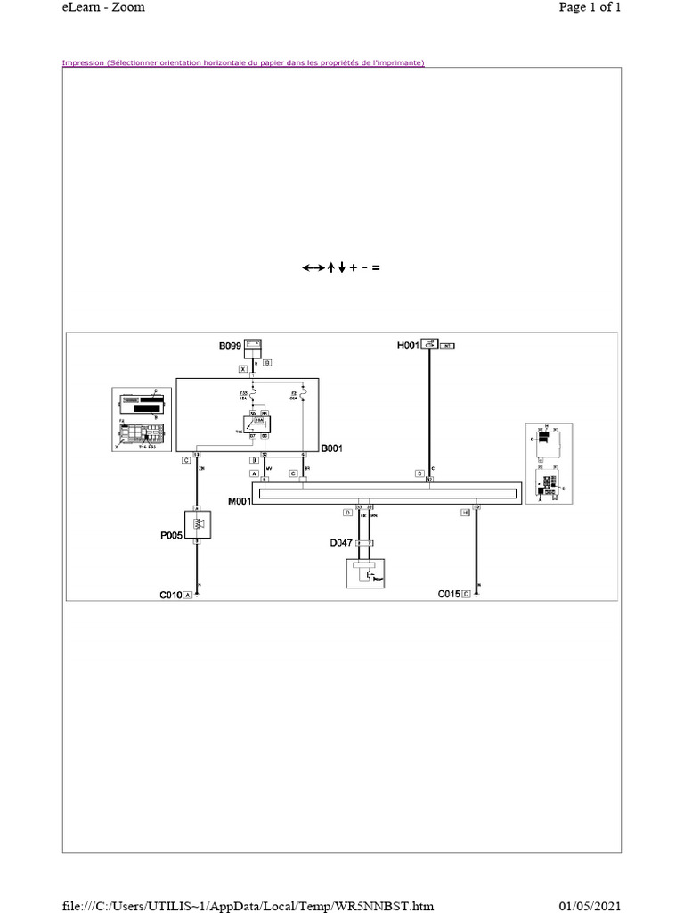 Schema Elec Avertisseur Sonore | PDF