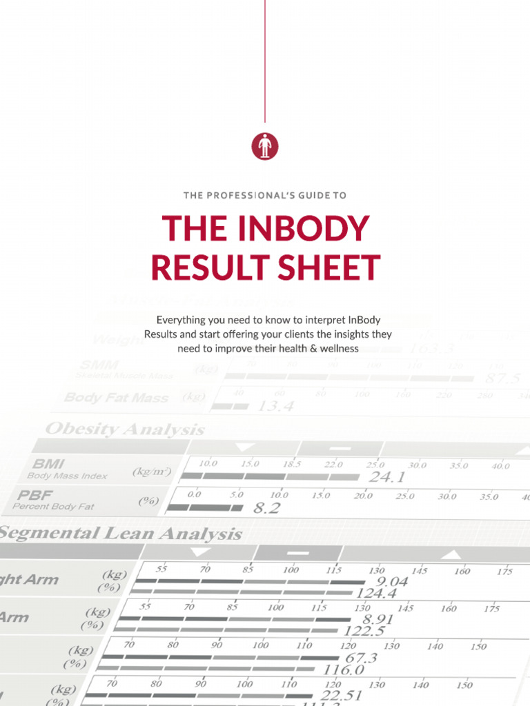 InBody Result Sheet Interpretation | PDF