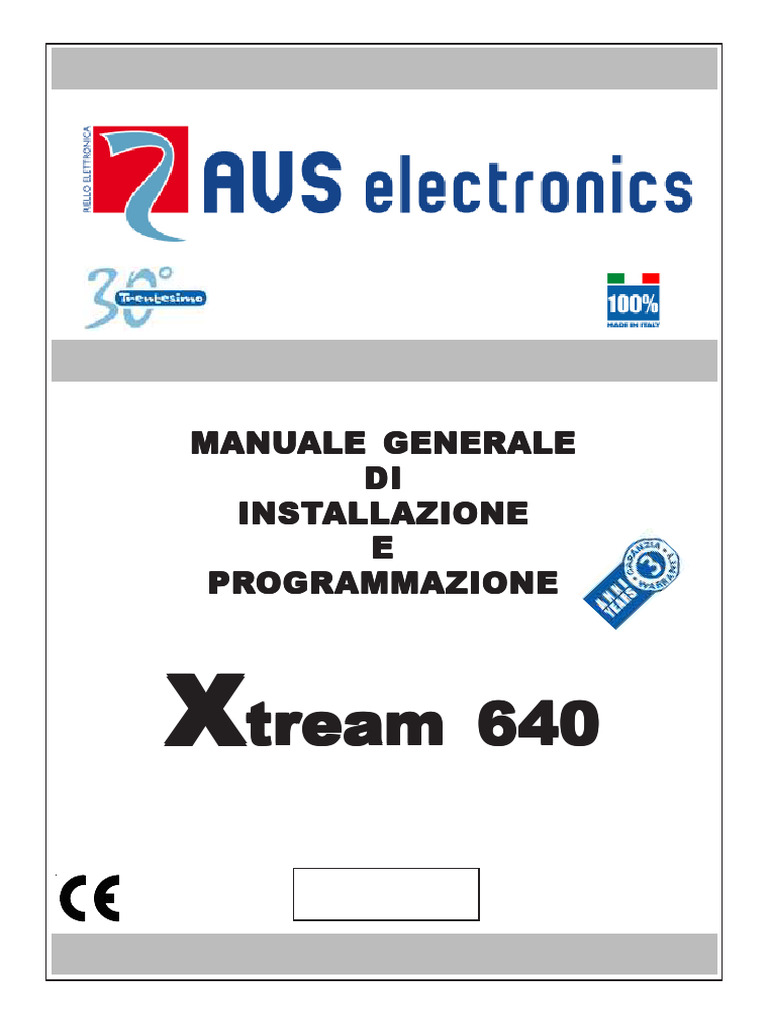 Xtream 640 Tecnico | PDF