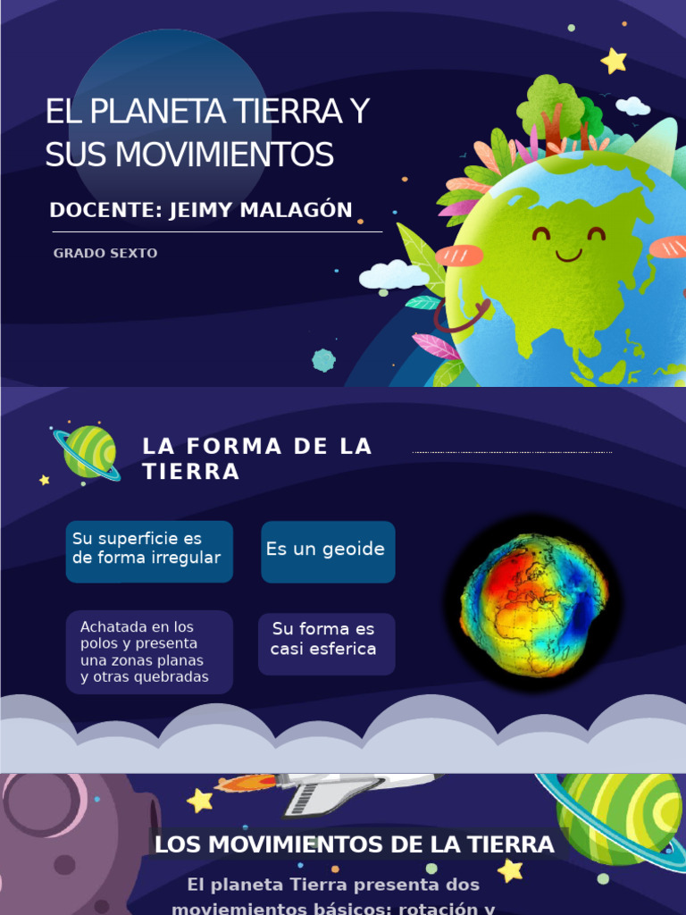 La Tierra y Sus Movimientos | PDF