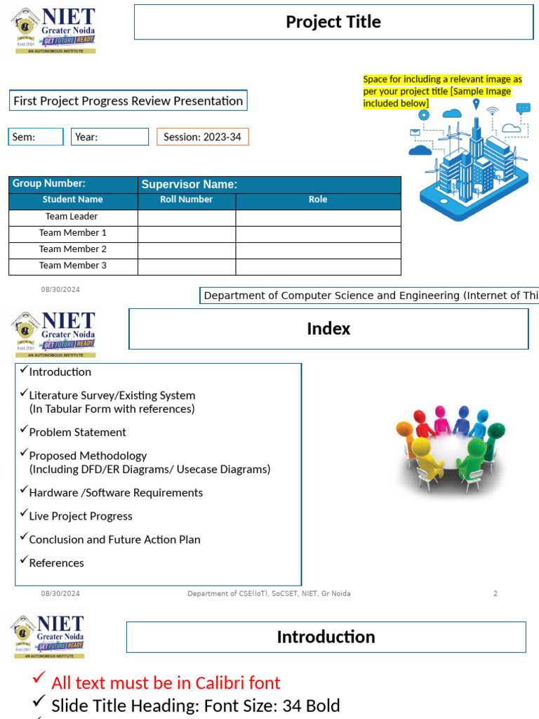 Mini Project PPT Template | PDF