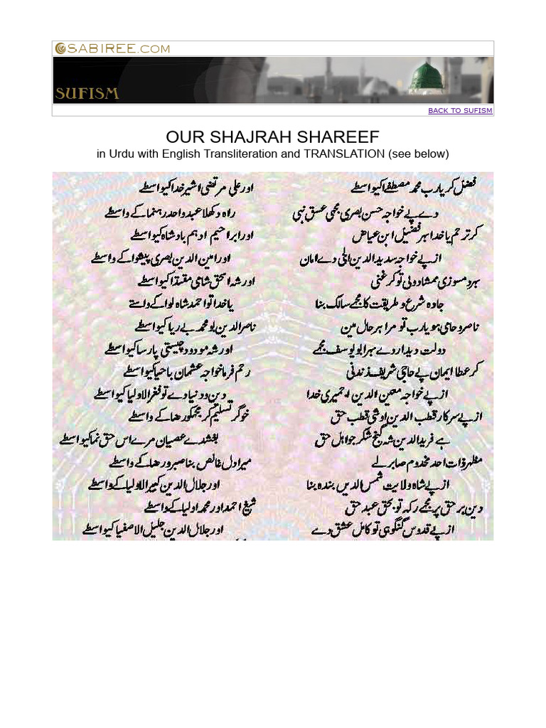 Shajrah | PDF
