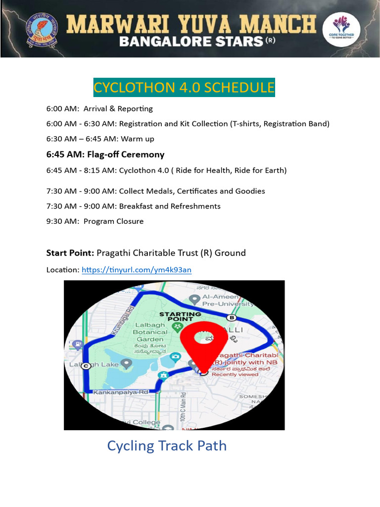 Cyclothon 4.0 - Guidelines & Schedule | PDF