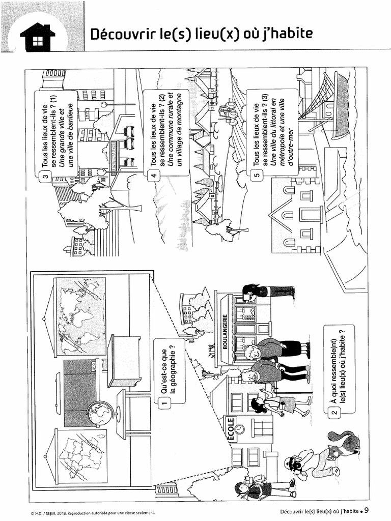 1 - Découvrir Les Lieux Où J'habite | PDF
